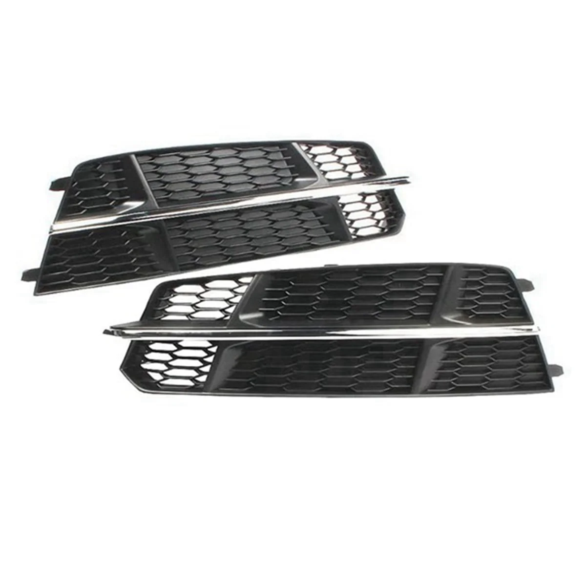 4G0807681AN-4G0807682AN-Front-Bumper-Fog-Lamp-Cover-Fog-Lamp-Bezel ...