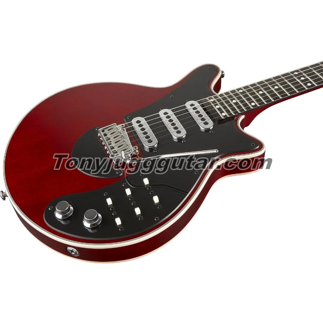 Guild-Brian-May-Brown-Red-White-Green-Black-Electric-Guitar-Tremolo ...