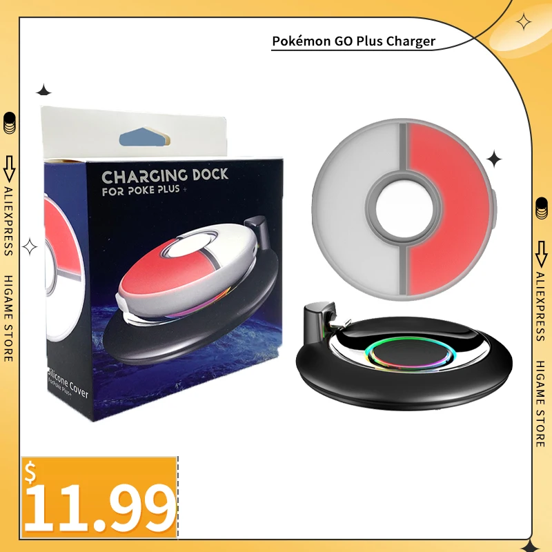 For-Pokemon-GO-Plus-Charging-Dock-with-Magnetic-Absorption-and-RGB ...