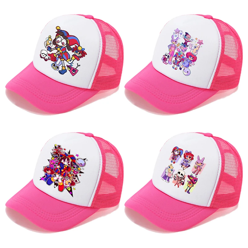 The Amazing Digital Circus Girls Children Baseball Caps Cartoon Summer ...