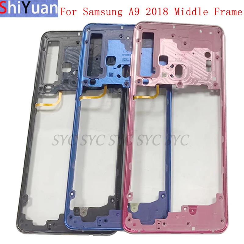 Phone Housing Middle Frame Center Chassis Cover For Samsung A9 2018 ...