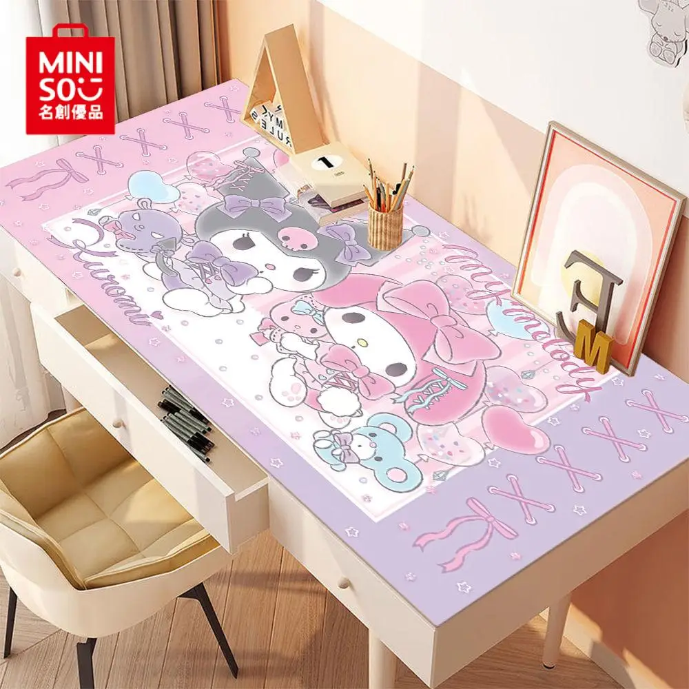 MINISO-Sanrios-Hello-Kitty-Kuromi-Cartoon-Cute-Student-Desk-Pad ...