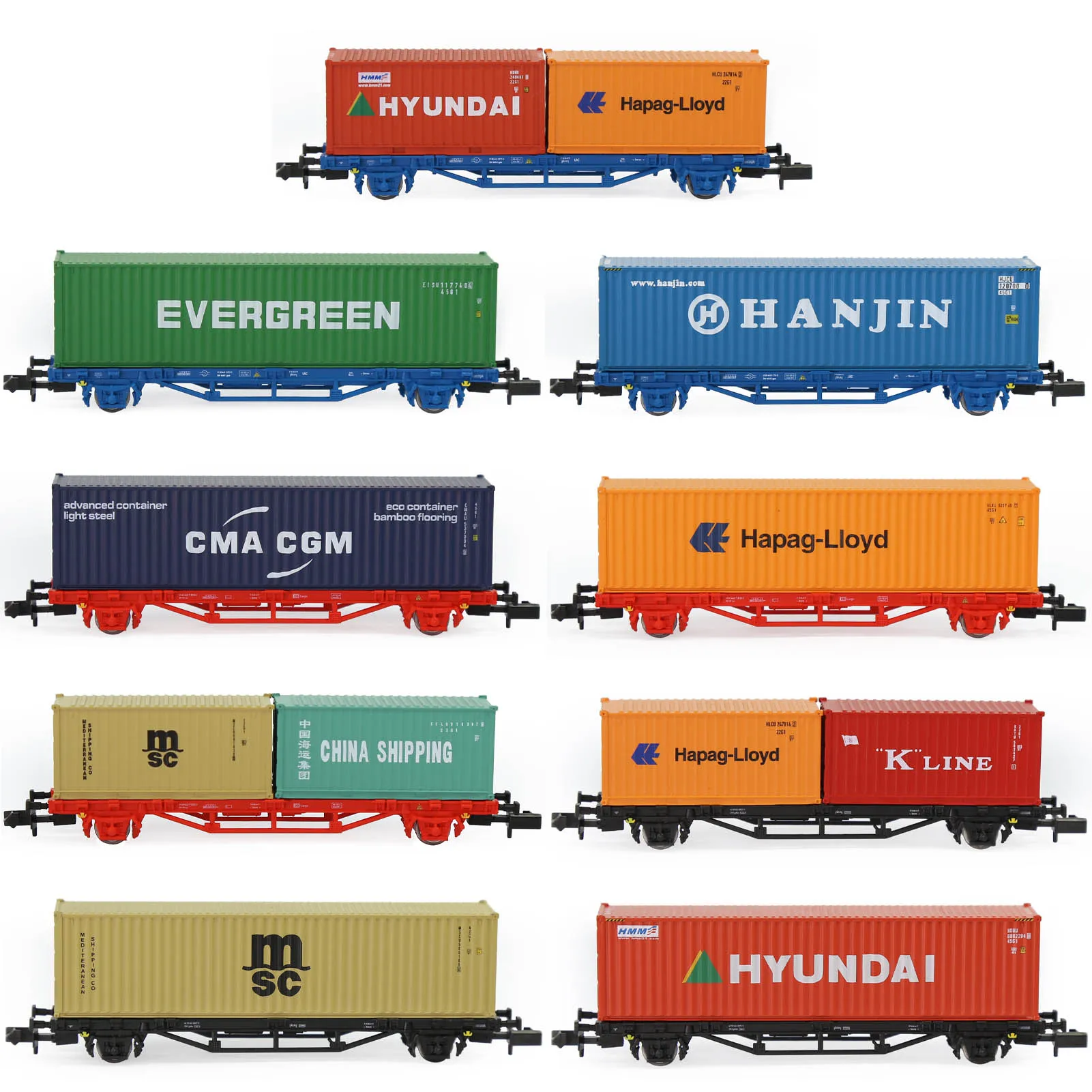 1:160 Scale Containers | N Scale Model Railway | N Scale Container | 1: ...