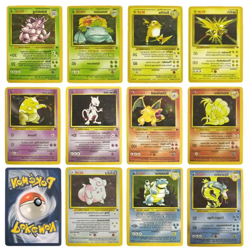 1996-Diy-Self-Made-Pokemon-Basis-Set-Engels-Kaarten-Pikachu-Game ...