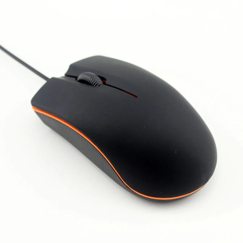 NEW-Wired-Mouse-1200dpi-Computer-Office-Mouse-Matte-Black-USB-Gaming ...