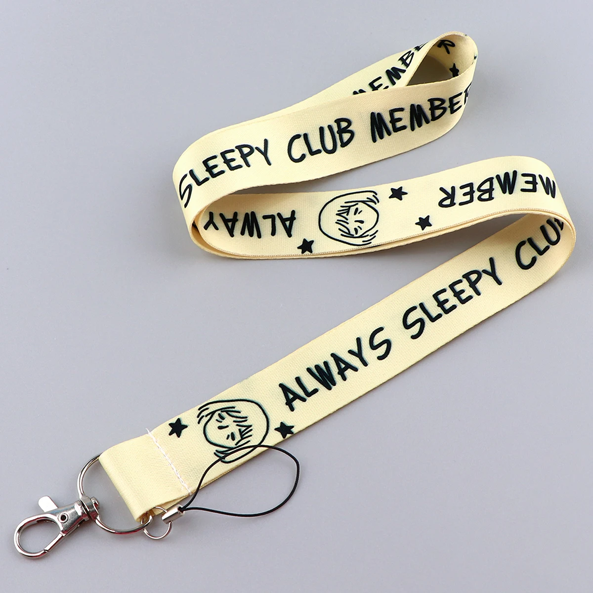 Always Sleepy Club Lanyards for Key Neck Strap For Card Badge Gym ...