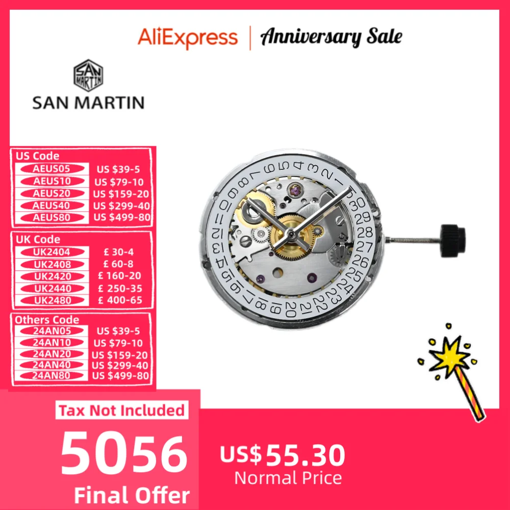 Seagull-ST2130-Automatic-Movement-Replacement-For-Mechanical-Wristwatch ...