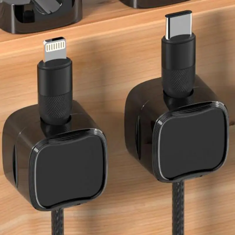 Magnetic-USB-Cable-Holder-Desktop-Organizer-Clip-Headphone-Cable-Holder ...