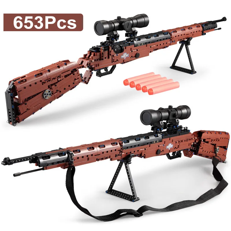 Military-Sniper-Gun-Rifle-Building-Blocks-Desert-Eagle-Pistol-Automatic ...