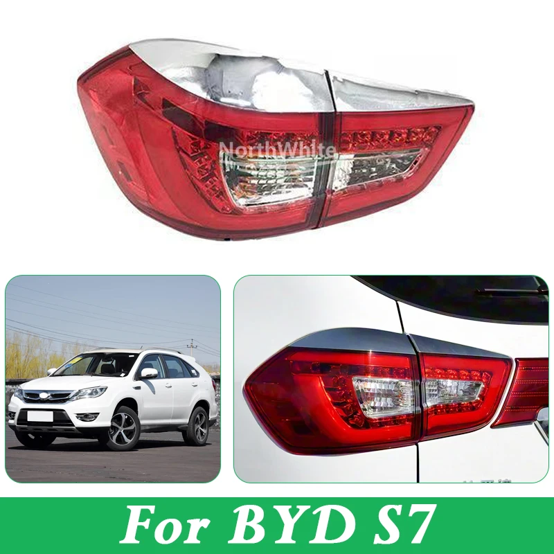 Rear Bumper Tail Light For BYD S7 Tail Light Taillamp Brake Light Stop ...