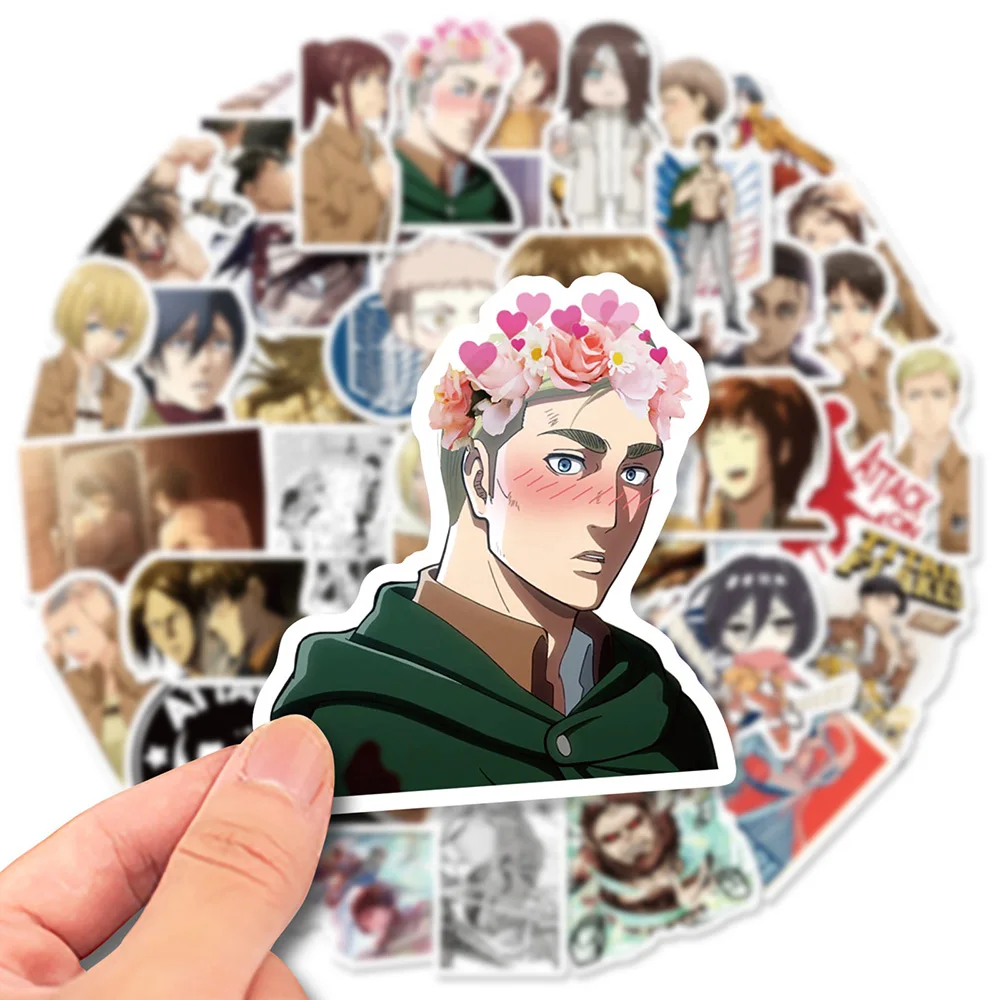 10-30-50PCS-Cartoon-Anime-Attack-on-Titan-Sticker-DIY-Laptop-Luggage ...