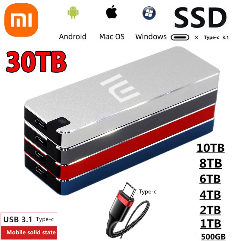 Xiaomi-2023-Original-High-speed-Portable-SSD-30TB-External-Hard-Drive ...