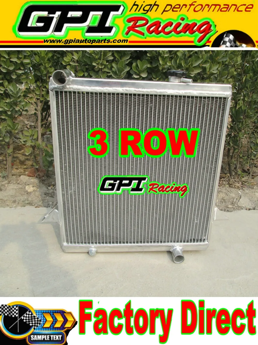 5 rows aluminum alloy radiator FOR Triumph TR6 1969 1974 1969 70 71 ...