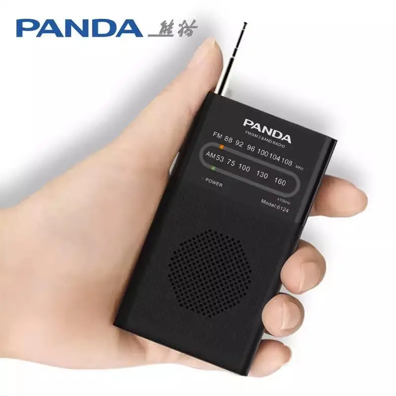 new Panda 6124 FM AM two-band mini portable radio Mini radio old man ...