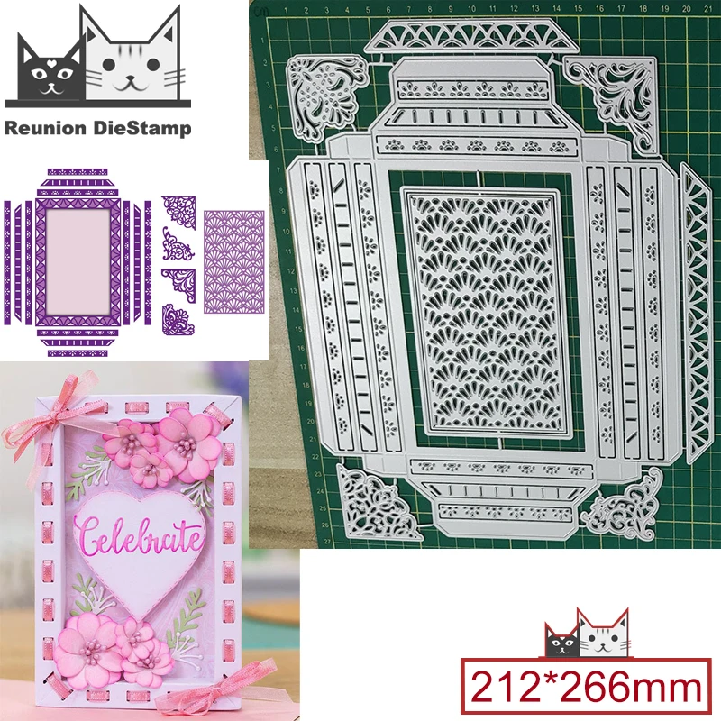 4-X-6-Rectangular-Shadow-Box-3D-Rectangle-Photo-Frame-Metal-Cutting ...