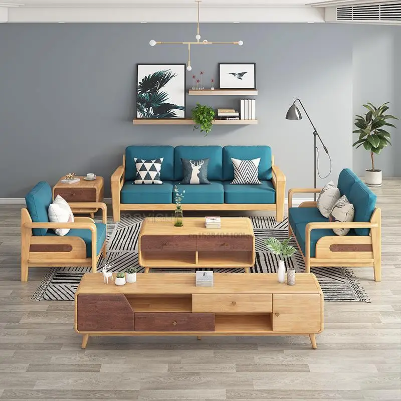 Wood Corner Sofa Set Designs