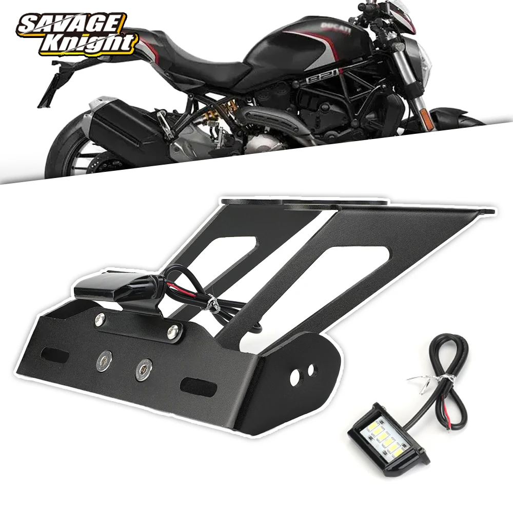For DUCATI MONSTER 659 797 821 1200 Supersport 939 950 License Plate ...