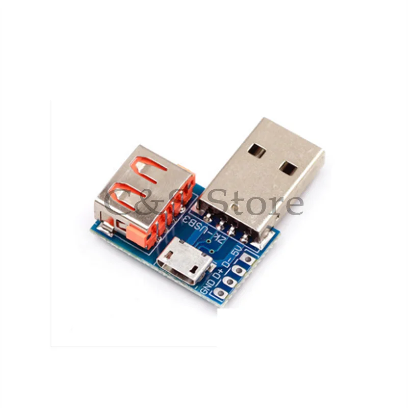 USB Head Switchboard Male USB Connector to Type c Micro USB Female USB ...