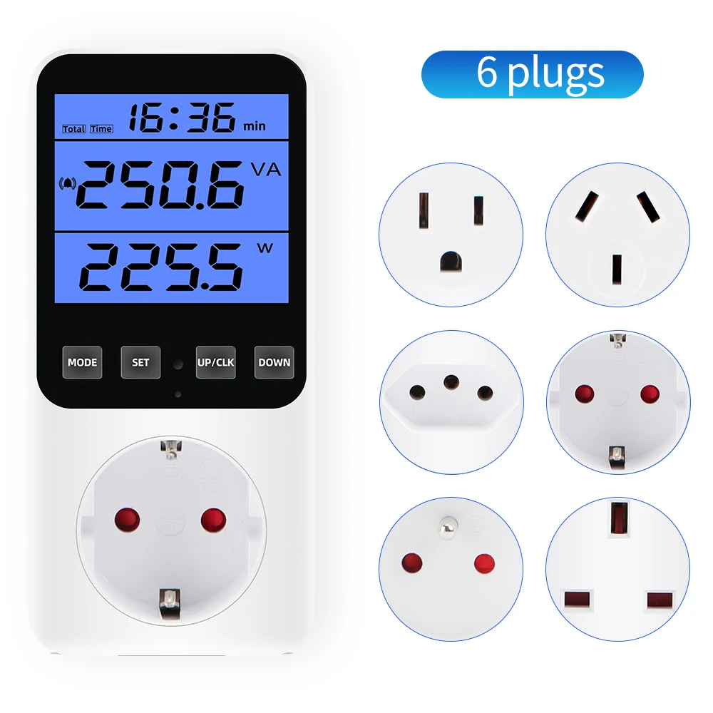 AC-220V-Digital-Power-Wattmeter-Electricity-Consumption-Tester-Kwh ...