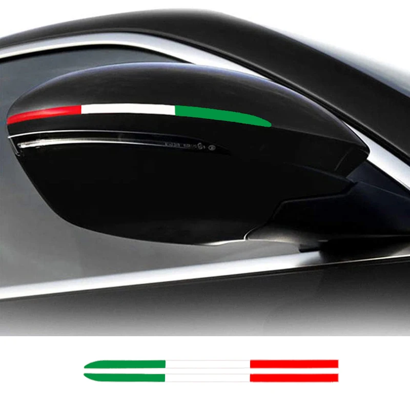 2X-Car-Rearview-Mirror-Sticker-For-Alfa-Romeo-Sportiva-Giulia-Giulietta ...
