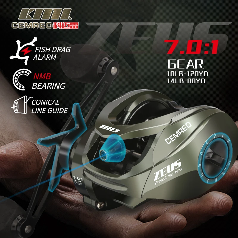 CEMREO-Isca-Casting-Fishing-Reel-sistema-de-freio-magn-tico-Peixe-Arraste-Alarme-NMB-rolamentos ...