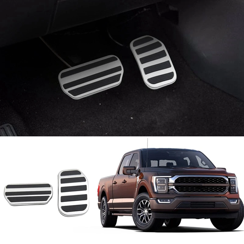 Foot-Pedal-Pads-For-Ford-F150-2021-2023-Brake-And-Accelerator-Gas-Pedal ...