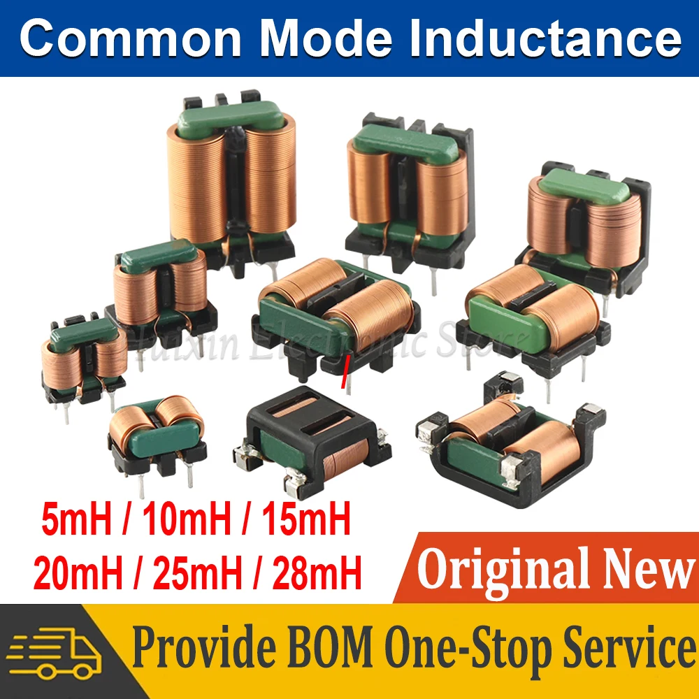 2Pcs-Common-Mode-Inductance-Inductor-High-Current-Flat-Copper-Wire ...