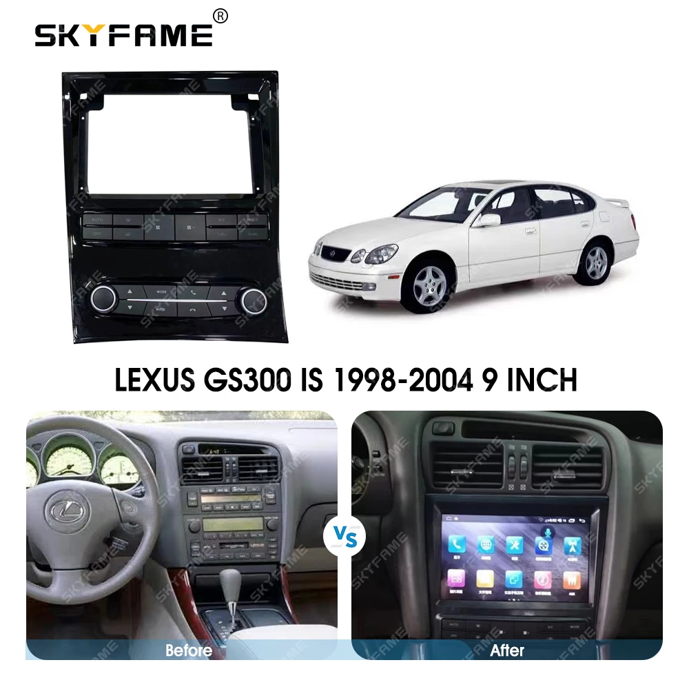 SKYFAME Car Frame Fascia Adapter Canbus Box For Lexus GS300 IS 1998 ...