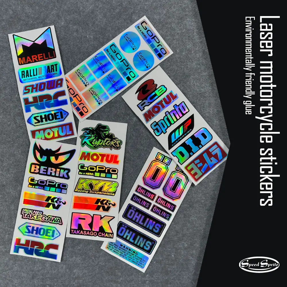 Motor Bike Logo Stickers