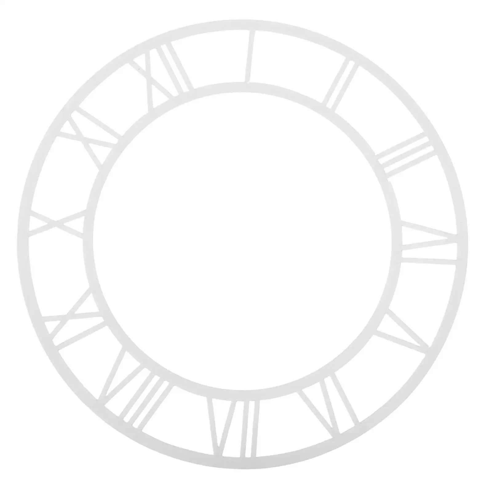 Wall Sticker Digital Clock DIY Dial Plate Roman Number Face for Acrylic ...