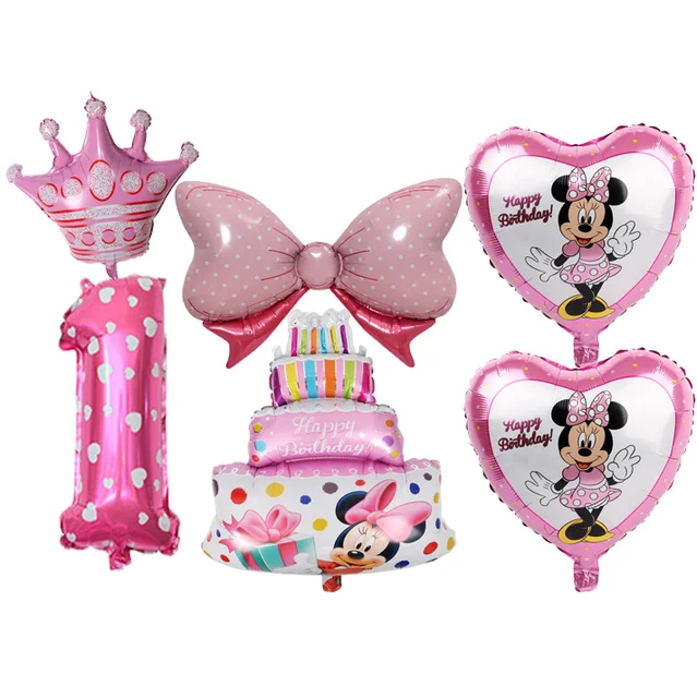 Minnie Mouse Zebra Cake Topper