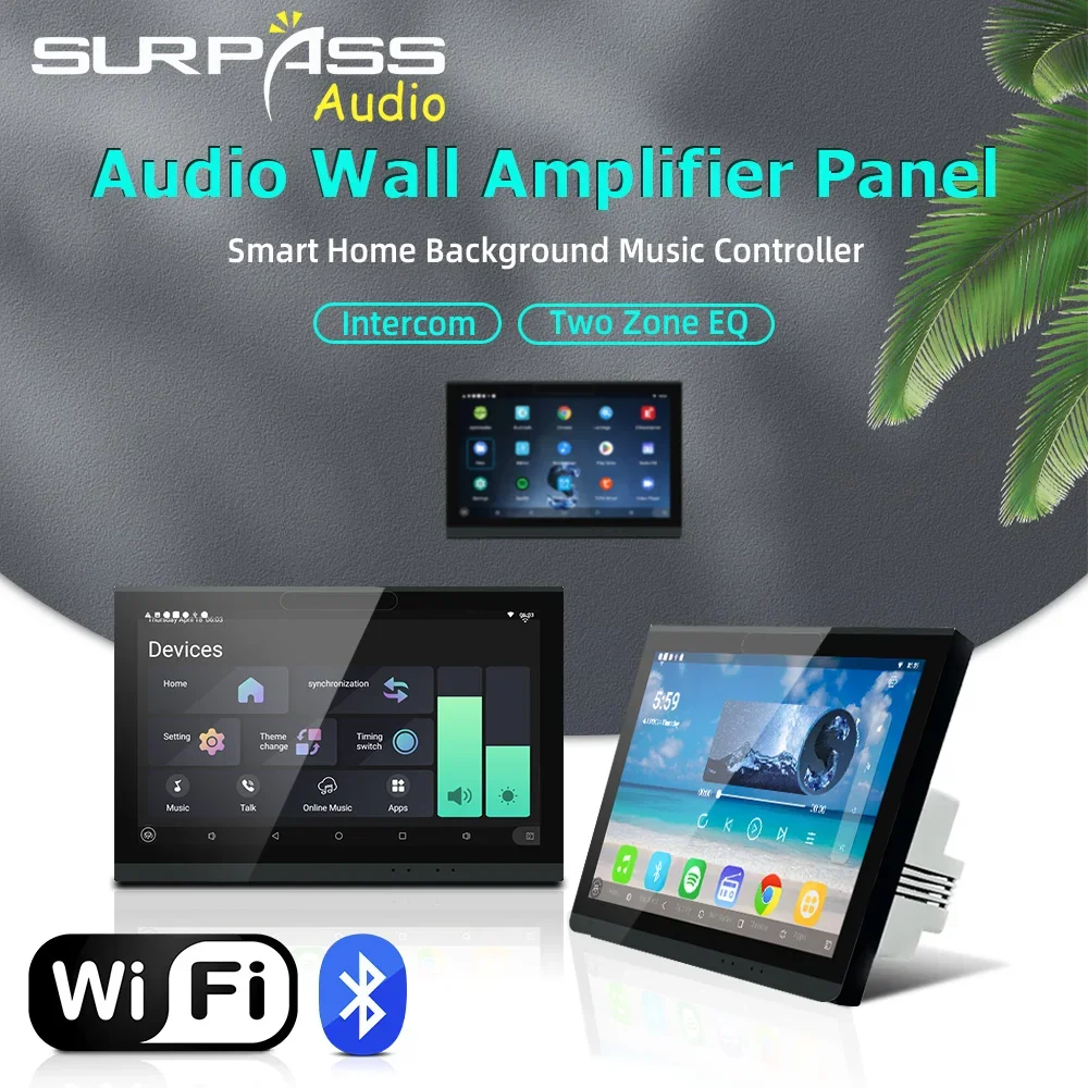 Smart-TUYA-7-Inch-30W-WiFi-Bluetooth-Wall-Amplifier-Android-8-1-Audio ...