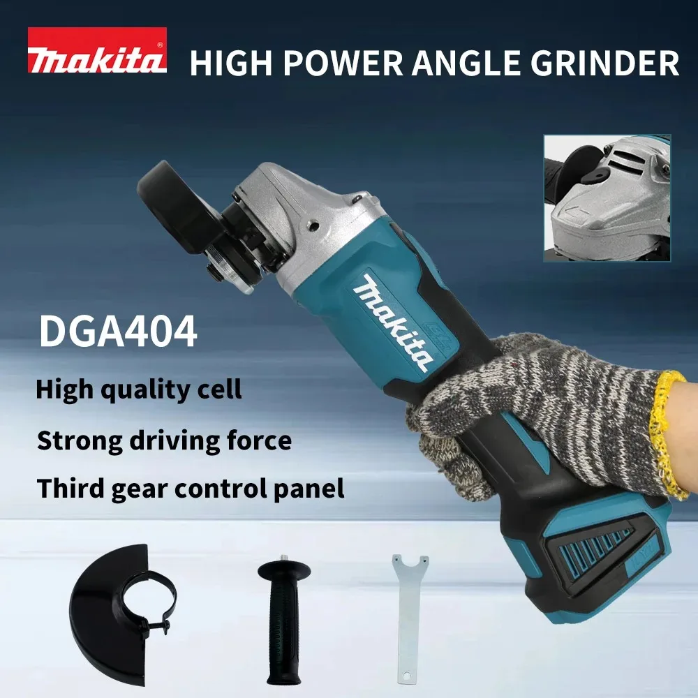 Makita-18V-125-100mm-DGA404-Brushless-Lithium-Electric-Angle-Grinder ...