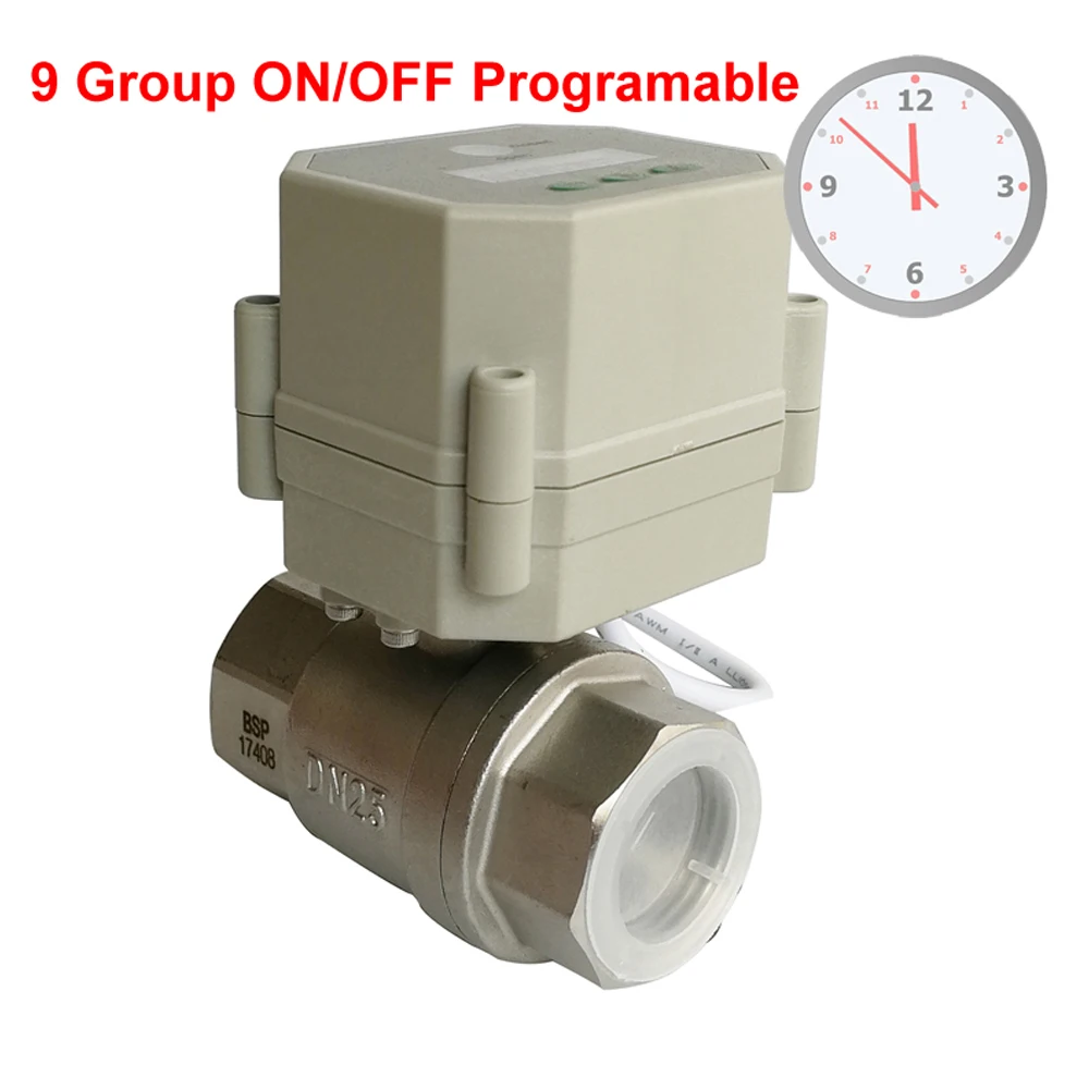 Timer Control Valve | Motorized Valve - 1'' Control Valve 110v-240vac ...