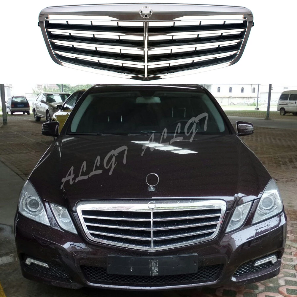 Front Racing Facelift Grill Upper Grille Bumper Cover For Mercedes-benz W212 E-class E250 E280 ...