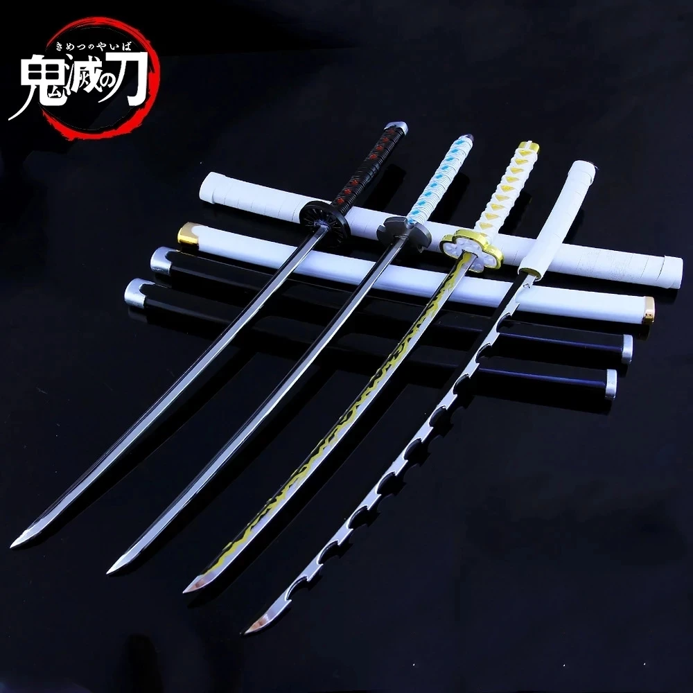 Demon-Slayer-Real-Katana-Swords-25cm-Anime-Demon-Slayer-Cosplay-Metal ...