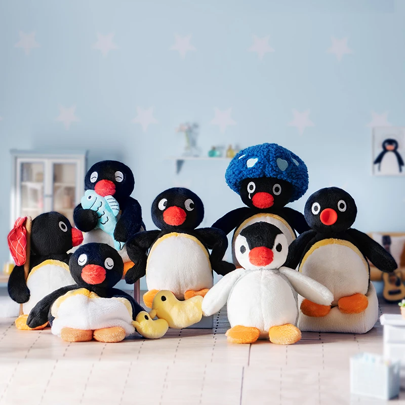 Pingu-One-Day-Series-Blind-Box-Toys-Mystery-Box-Original-Action-Figure ...