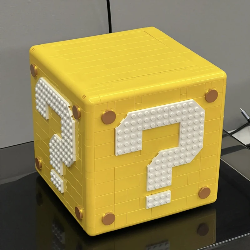 Super-Maliao-64-Question-Mark-Block-Model-Bricks-Game-Building-Bricks ...