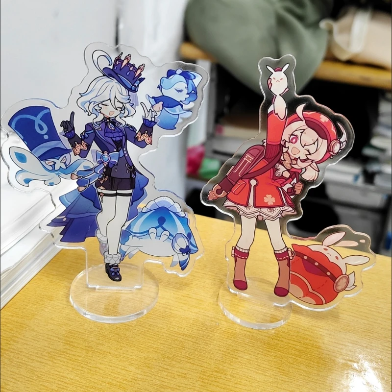 Game-Impact-Focalors-Furina-Acrylic-Figure-Stand-Model-Plate-Desk-Decor ...