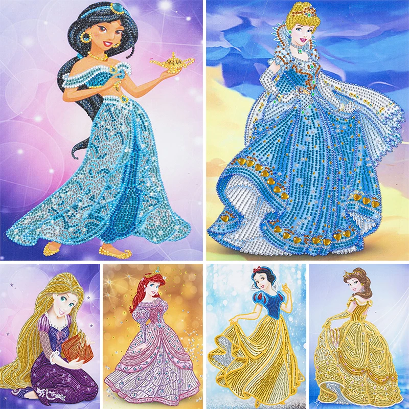DIY-Disney-Princess-Diamond-Painting-Special-Diamond-Mosaic-by-Number ...