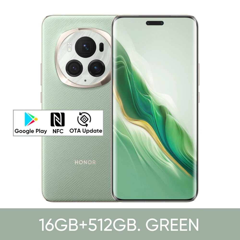 Teléfono inteligente HONOR Magic6 Magic 6 Pro Snapdragon 8 Gen3 Octa-Core acelerado Batería de ...