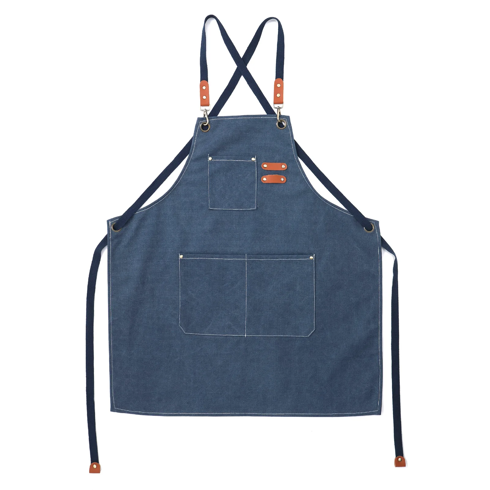 Hair-Apron-Canvas-Apron-Multi-function-Pockets-Detachable-Strap ...