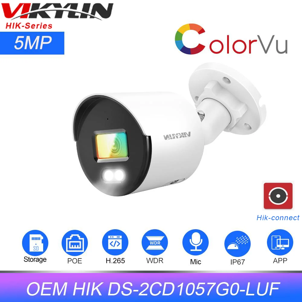HIK-OEM-5mp-Colorvu-IP-Camera-Built-in-MIC-SD-Card-Slot-Motion ...