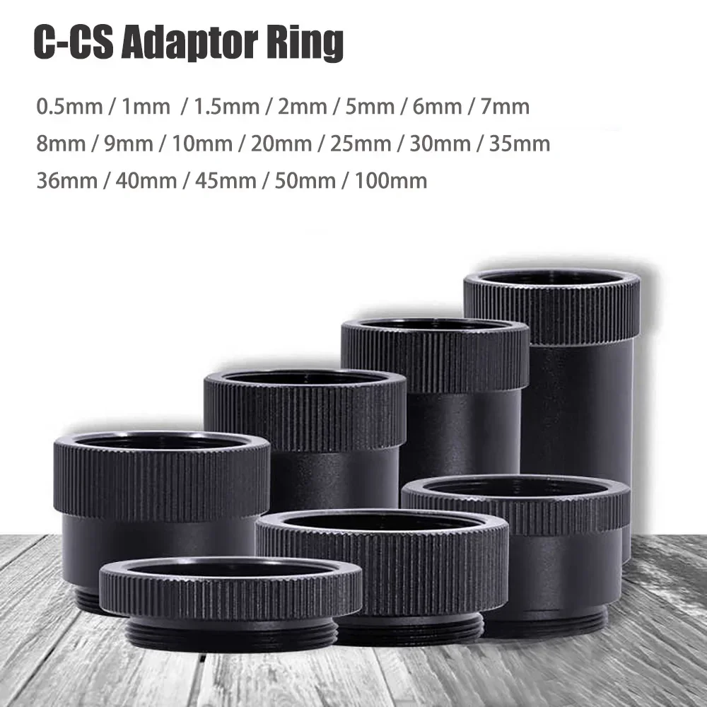 C-MOUNT 0.5mm 1mm 1.5mm 2mm 5mm 6mm 7mm 8mm 9mm 10mm 20mm Extension ...