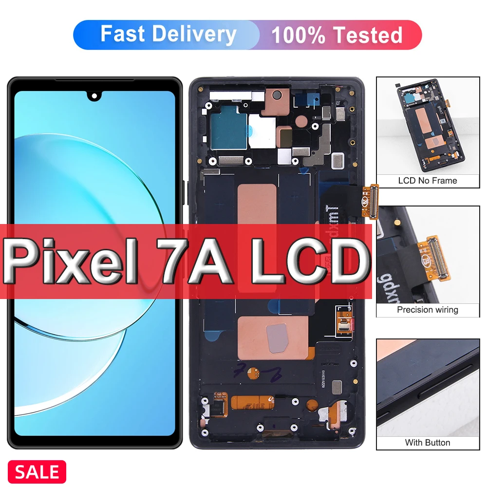 For Google Pixel 7A Screen Display Touch Panel Digitizer Assembly For ...