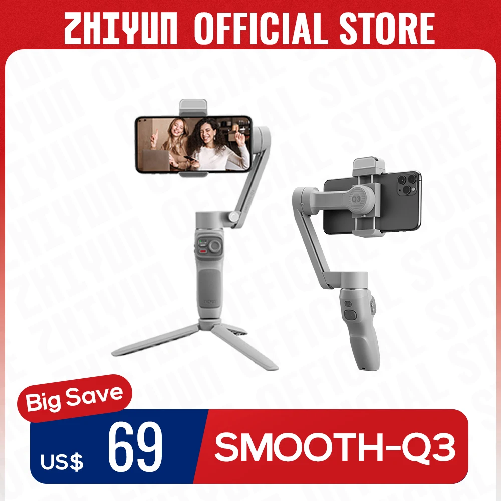 ZHIYUN-Official-SMOOTH-Q3-Phone-Gimbal-3-Axis-Smartphones-Handheld ...