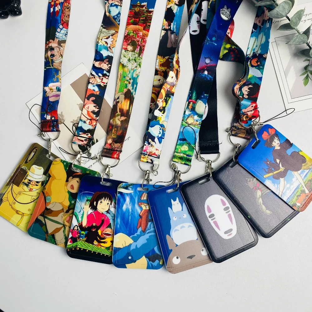 Anime-Lanyards-Keychain-Animated-Mobile-Phone-ID-Card-pass-Hang-Rope ...