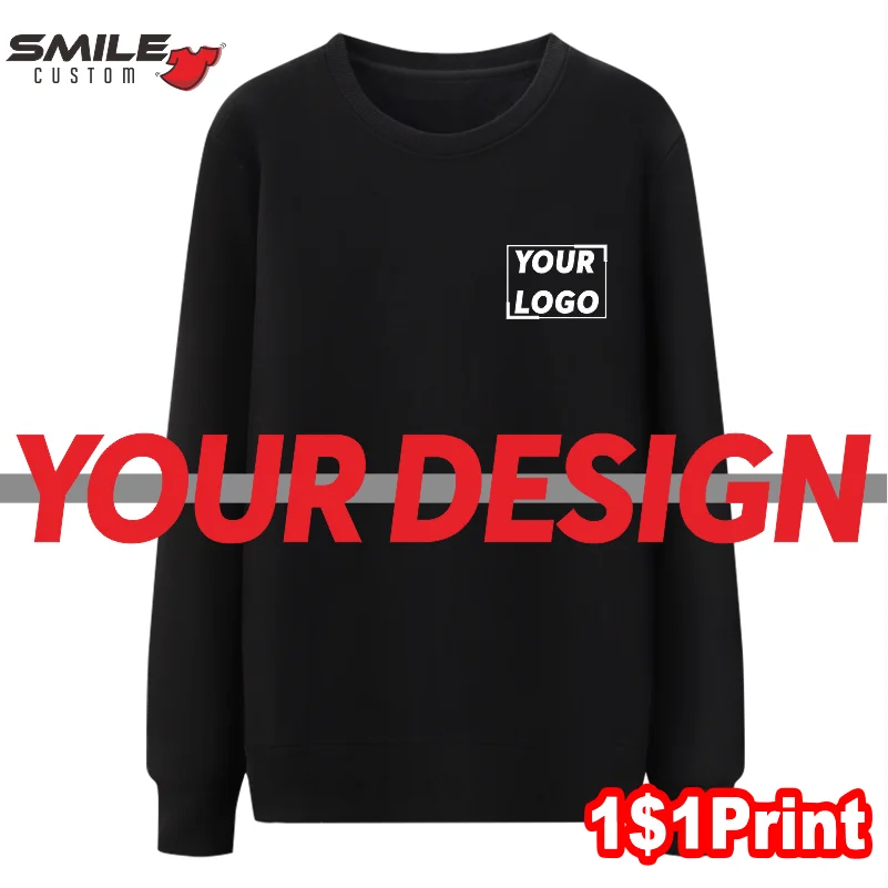 Men-s-And-Women-s-Casual-Sweatshirts-Custom-Embroidered-Logo-Quality ...