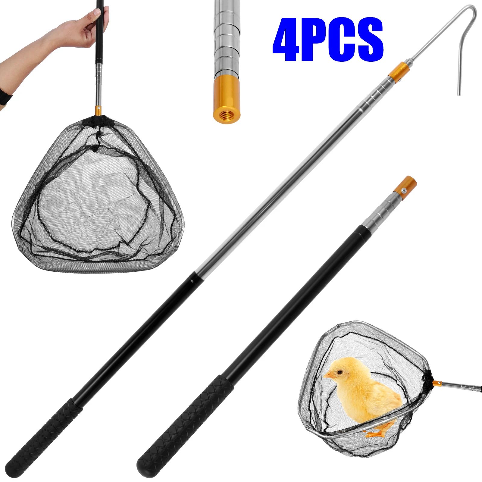 Telescopic-Chicken-Catcher-Leg-Hook-Chicken-Net-Catcher-with-Non-Slip ...