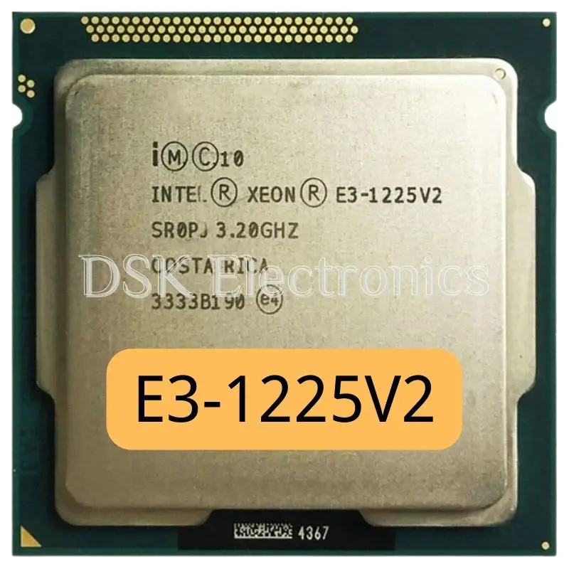 Intel Xeon E3 1225 v2 E3 1225v2 E3 1225 v2 SR0PJ Procesador de CPU de ...